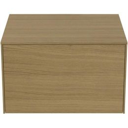 Ideal Standard Conca Waschtisch-Unterschrank T4311Y6 ohne Ausschnitt, 1 Auszug, 60x50,5x37 cm, Eiche hell Furnier