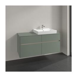 Villeroy & Boch Villeroy und Boch Collaro Waschtischunterschrank C08300AF 120x54,8x50cm, Waschtisch rechts, soft green