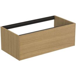 Ideal Standard Conca Waschtisch-Unterschrank T3988Y6 ohne Waschtisch-Platte, 1 Auszug, 100x50,5x36 cm, Eiche hell Furnier