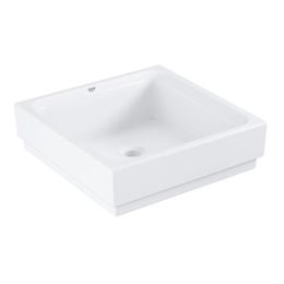 Grohe Cube Keramik Aufsatzschale 3948200H 40cm, ohne Hahnloch, alpinwei&szlig; PureGuard