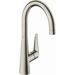Hansgrohe Talis M51 260 Küchenarmatur 72810800 Edelstahl-Optik, schwenkbarer Auslauf