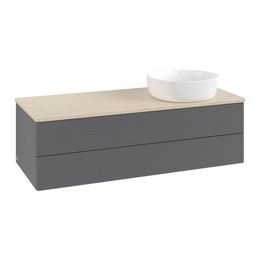 Villeroy & Boch Villeroy & Boch Antao Waschtischunterschrank 1200x360x500mm L23113GK mit Beleuchtung mit Struktur FK/AP: GK/3