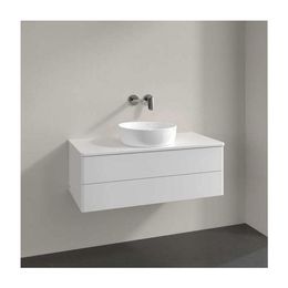 Villeroy & Boch Villeroy und Boch Antao Waschtisch-Unterschrank L20110GF 100x36x50cm, Waschbeckenplattenfarbe Lack, glossy white lacquer