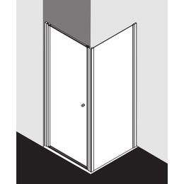 Kermi Ibiza 2000 Schwingt&uuml;r I2STW090181AK 90 x 185 cm, ESG klar, silber mattglanz,