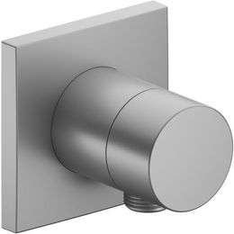 KEUCO IXMO Pure Absperrventil 59541170102 Aluminium-finish, Unterputz Montage, eckig, Schlauchanschluss, f&uuml;r 1 Verbraucher