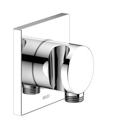 KEUCO IXMO Schlauchanschluss DN15 59592010002 verchromt, mit Brausehalter, eckig