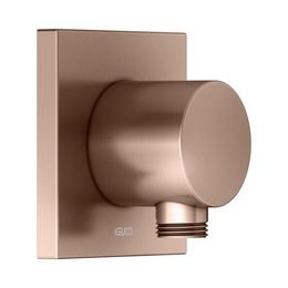 KEUCO IXMO Schlauchanschluss 59547290002 rotgold geb&uuml;rstet, Rosette eckig