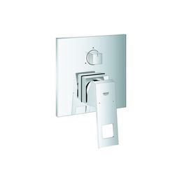 Grohe Eurocube Fertigmontageset 24094000 chrom, UP-Einhebelmischer mit 3-Wege-Umstellung