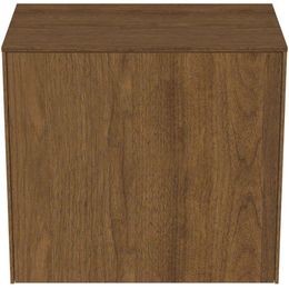 Ideal Standard Conca Waschtisch-Unterschrank T4317Y5 ohne Ausschnitt, 1 Auszug, 60 x 37 x 55 cm, Walnuss dunkel Furnier