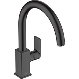 Hansgrohe Vernis Shape M35 K&uuml;chenarmatur 260 71871670 1jet, schwarz matt