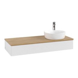 Villeroy & Boch Villeroy & Boch Antao Waschtischunterschrank 1200x190x500mm L12151GF mit Beleuchtung mit Struktur FK/AP: GF/1