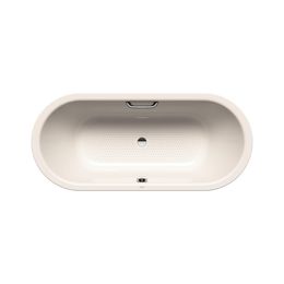 Kaldewei Classic duo Badewanne oval 291410210231 170x75cm, Griffloch, Vollantislip, pergamon