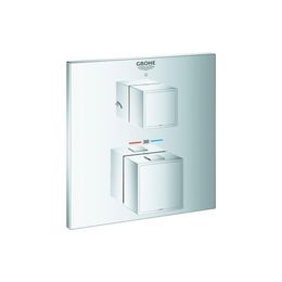 Grohe Grohtherm Cube Thermostat-Brausearmatur 24154000 2-Wege-Umstellung, chrom