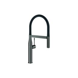 Grohe Essence Spültisch-Einhebelmischer 30294A00 hard graphite, herausziehbare Profibrause