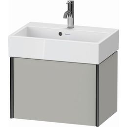 Duravit XViu Waschtisch-Unterschrank XV42160B207 58,4x38,4x39,7cm, 1 Auszug, schwarz matt, betongrau matt
