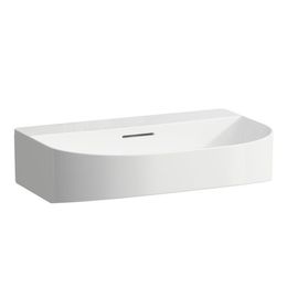 Laufen Sonar Waschtisch H8103424001091 60x42cm, unterbauf&auml;hig, mit &Uuml;berlauf, ohne Hahnloch, LCC