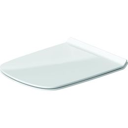 Duravit DuraStyle WC-Sitz 0060590000 mit Absenkautomatik, weiss, Scharniere Edelstahl
