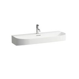 Laufen Sonar Waschtisch H8103474001081 100x42cm, unterbauf&auml;hig, mit &Uuml;berlauf, mit 3 Hahnloch, LCC
