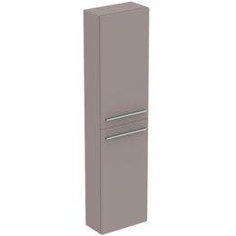 Ideal Standard i.life S Hochschrank T5288NH 2 T&uuml;ren, 40 x 21 x 160 cm, carbongrau matt