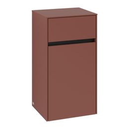 Villeroy & Boch Villeroy und Boch Collaro Seitenschrank C03200AH 40,4x74,8x34,9cm, Anschlag links, wine red