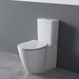 Ideal Standard Connect Flat WC-Sitz E772301 Scharnier Edelstahl, abnehmbar, wei&szlig;