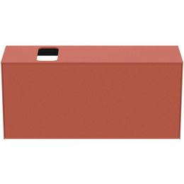 Ideal Standard Conca Waschtisch-Unterschrank T3938Y3 mit Ausschnitt, 1 Auszug, 120x37x55 cm, rechts/links, Sunset matt lackiert