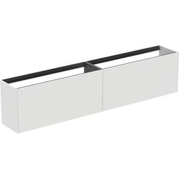 Ideal Standard Conca Waschtisch-Unterschrank T4339Y1 240x37x54cm, ohne Waschtischplatte, 2 Ausz&uuml;ge, Wei&szlig; matt lackiert