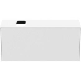 Ideal Standard Conca Waschtisch-Unterschrank T3938Y1 mit Ausschnitt, 1 Auszug, 120x37x55 cm, rechts/links, Wei&szlig; matt lackiert