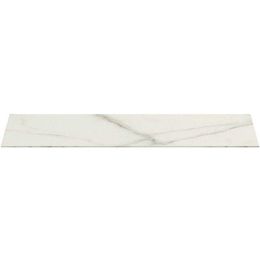 Ideal Standard Conca Keramik-Waschtisch-Platte T4346DH Ausladung 37cm, 100 x 37,3 x 0,6 cm, Mamor Calacatta