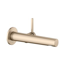 KEUCO Edition 400 Waschtischarmatur 51516031101 bronze geb&uuml;rstet, Unterputz Montage, Ausladung 197 mm