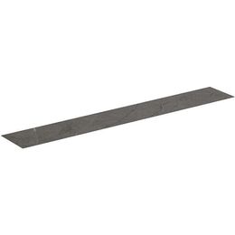 Ideal Standard Conca Keramik-Waschtisch-Platte T4350DI Ausladung 37cm, 240 x 37,3 x 0,6 cm, Pietra Grau