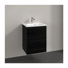 Villeroy & Boch Villeroy und Boch Collaro Waschtischunterschrank C14100AB 47,2x61x40,4cm, Waschbecken mittig, black oak