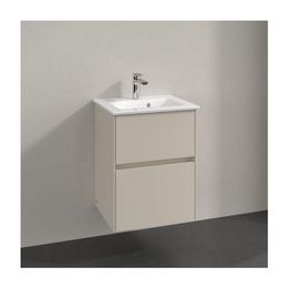 Villeroy & Boch Villeroy und Boch Collaro Waschtischunterschrank C14100VN 47,2x61x40,4cm, Waschbecken mittig, cashmere grey