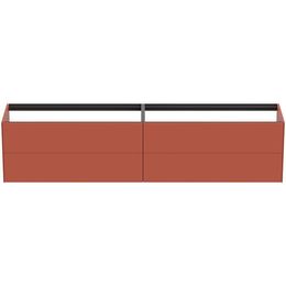 Ideal Standard Conca Waschtisch-Unterschrank T4336Y3 240x50,5x54cm, ohne Waschtisch-Platte, 4 Ausz&uuml;ge, Sunset matt lackiert
