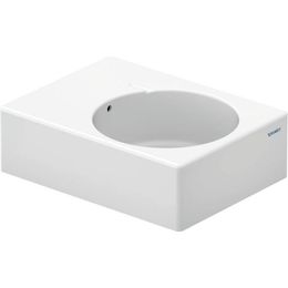 Duravit Design Classics Waschtisch Scola 0685600000 61,5 x 46 cm, Wei&szlig; Hochglanz, Becken rechts