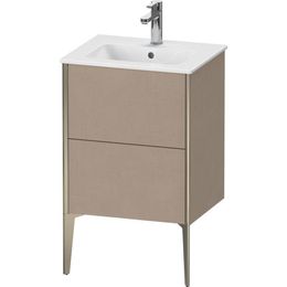 Duravit XViu Waschtisch-Unterschrank XV44590B175 51x42x59,4cm, 2 Ausz&uuml;ge, stehend, champagner matt, leinen