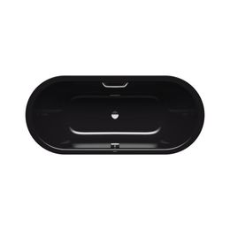 Kaldewei Classic duo Badewanne oval 291210110701 180x80cm, Griffloch, schwarz