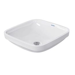 Duravit DuraStyle Einbau Waschtisch 0373370000 &Oslash; 37 cm, weiss, Einbau von unten