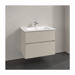 Villeroy & Boch Villeroy und Boch Collaro Waschtischunterschrank C14400VN 76,1x61x48cm, Waschbecken mittig, cashmere grey