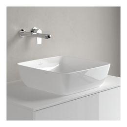 Villeroy & Boch Villeroy & Boch Artis Aufsatzwaschtisch 417841R1 41 x 41 cm, ohne Hahnloch/&Uuml;berlauf Wei&szlig; CeramicPlus