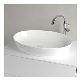 Villeroy & Boch Villeroy & Boch Artis Aufsatzwaschtisch 419861RW ohne Hahnloch,ohne &uuml;berlauf, Stone White CeramicPlus