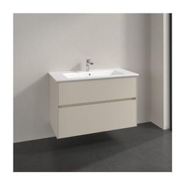 Villeroy & Boch Villeroy und Boch Collaro Waschtischunterschrank C14500VN 96,1x61x48cm, Waschbecken mittig, cashmere grey