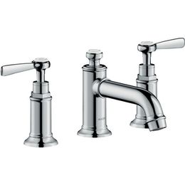 Hansgrohe Axor Montreux Waschtischarmatur 16535000 chrom, Ablaufgarnitur, 142 mm, Hebelgriff
