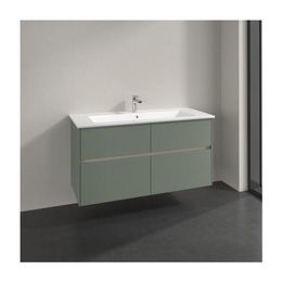 Villeroy & Boch Villeroy und Boch Collaro Waschtischunterschrank C14600AF 116,1x61x48cm, Waschbecken mittig, soft green