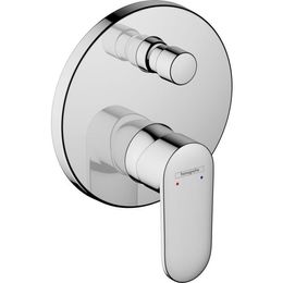 Hansgrohe Vernis Blend Fertigmontageset 71467000 Unterputz-Wannenarmatur, mit integrierter Sicherungskombination, chrom