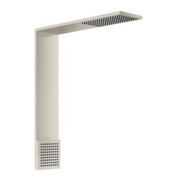 Hansgrohe ShowerComposition Brausenmodul 12593800 250x250mm, Wandmontage, 1jet, mit Schulterbrause, Edelstahl-Optik