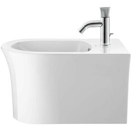 Duravit White Tulip Wand-Bidet 2293150000 37x54cm, mit Hahnloch, &Uuml;berlauf, Hahnlochbank, wei&szlig;