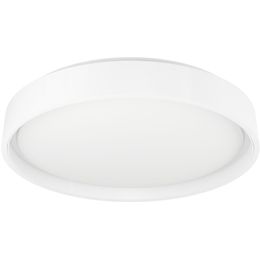 Eglo LED Deckenleuchte "MASSIGNANO-Z Deckenlampe, Disco-Modus, ZigBee 3.0, Wohnzimmerlampe", weiß, 1, Ø 40cm H: 6,5cm, 1 Stk., Leuchten, Fernbedienung inkl., App / Sprachsteuerung Alexa, H: 6,5cm x D: 40 cm