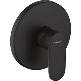 Hansgrohe Vernis Blend Fertigmontageset 71667670 Unterputz-Brausearmatur, 1 Verbraucher, mattschwarz