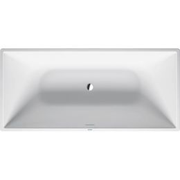 Duravit DuraSquare Badewanne 700460000000000 160 x 75 x 46 cm, freistehend, 2 Rückenschrägen, weiß